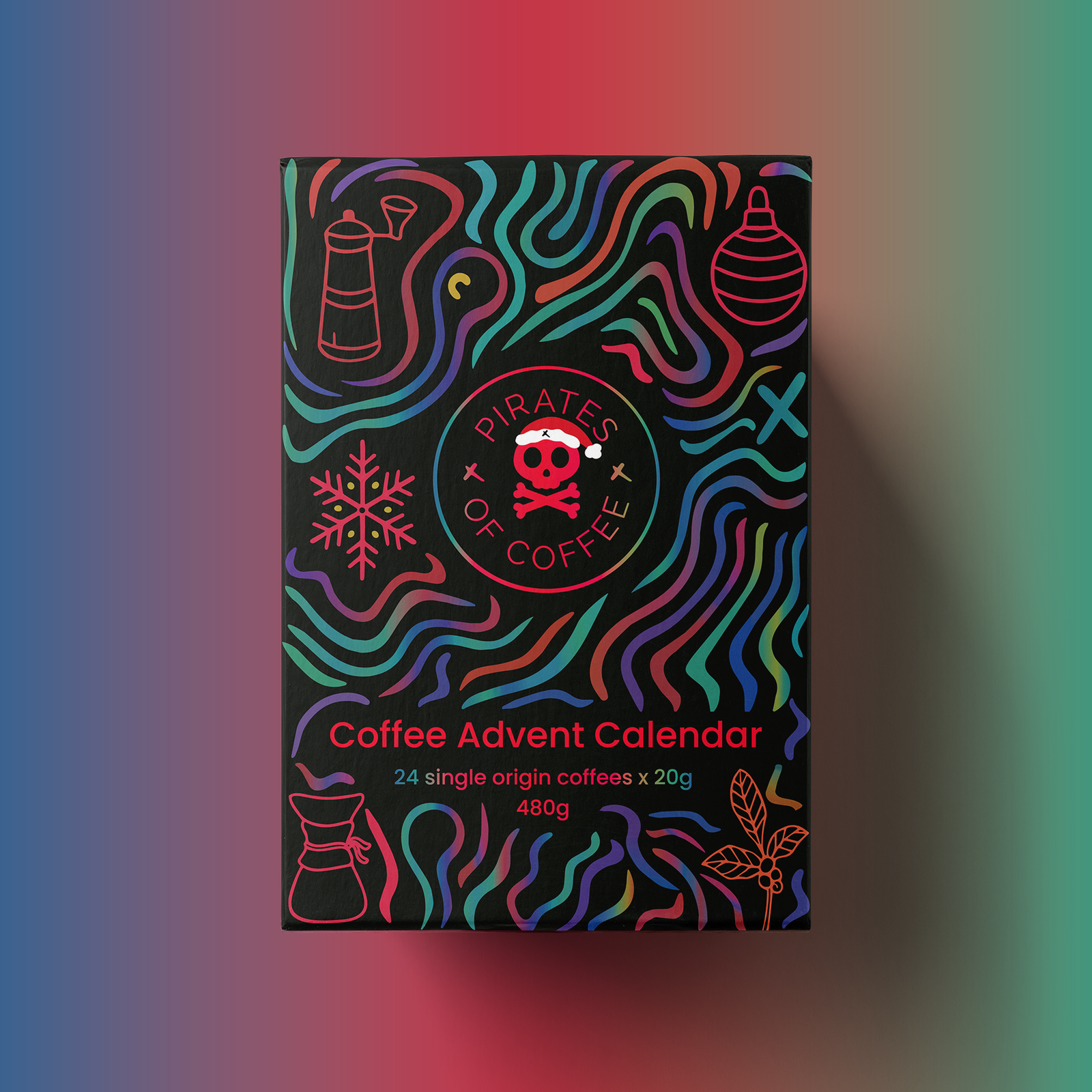 2025 Coffee Advent Calendar Gift Box | Pirates of Coffee